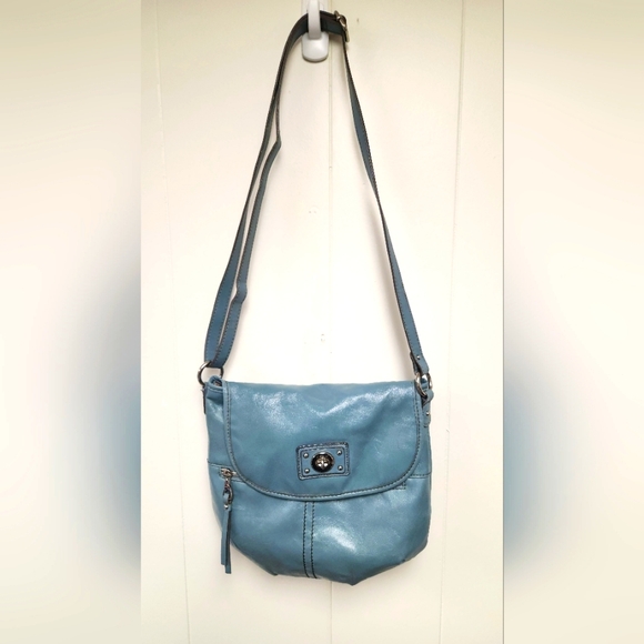 Relic | Bags | Vintage Relic Blue Leather Crossbody Bag Amazing ...